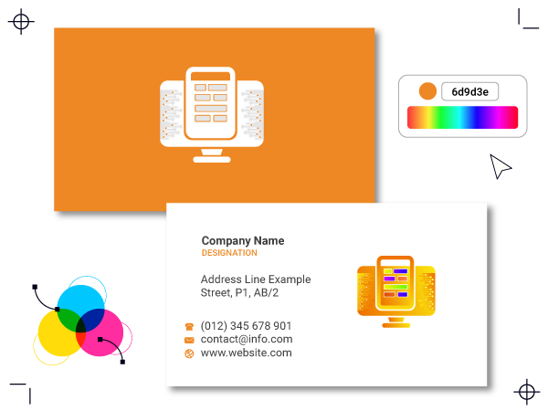 Computer Business Card Maker - Computer Visiting Card