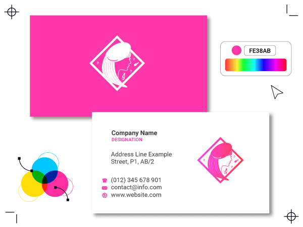 Cosmetics Business Card Maker - Cosmetics Visiting Card